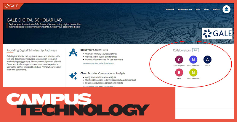 Gale Adds Collaboration Feature for Digital Humanities Projects -- Campus Technology