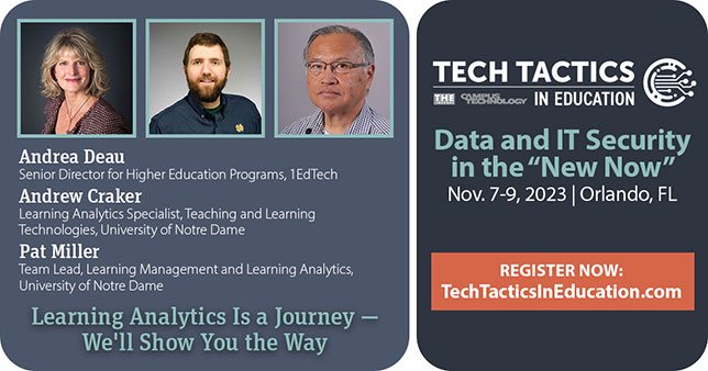 Learning Analytics and the Future of Change in the Classroom -- Campus ...