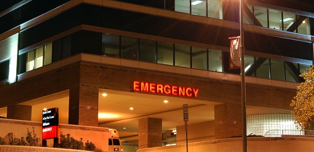 Emergency Hospital At Night