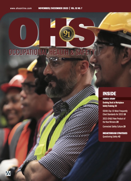 November/December 2023 -- Occupational Health & Safety