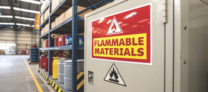 flammable materials in construction