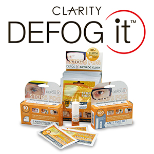 Lens Defog Cloths -- Occupational Health & Safety